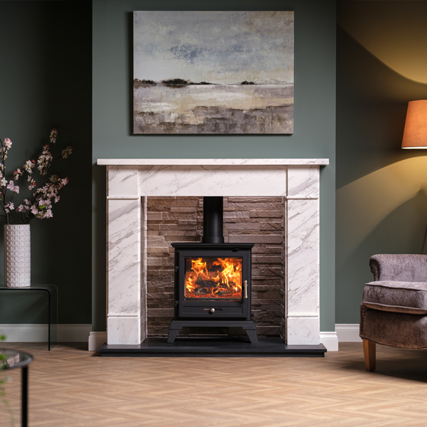 Gallery Durrington Marble Fireplace Suite | Flames.co.uk