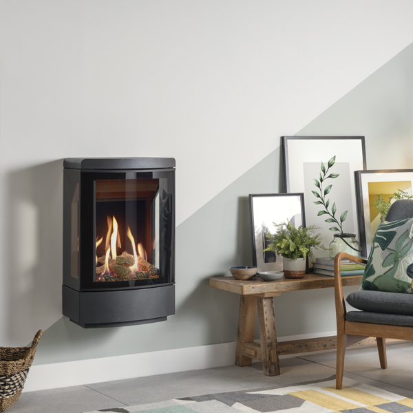Gazco Loft Wall Mounted Balanced Flue Gas Stove | Flames.co.uk