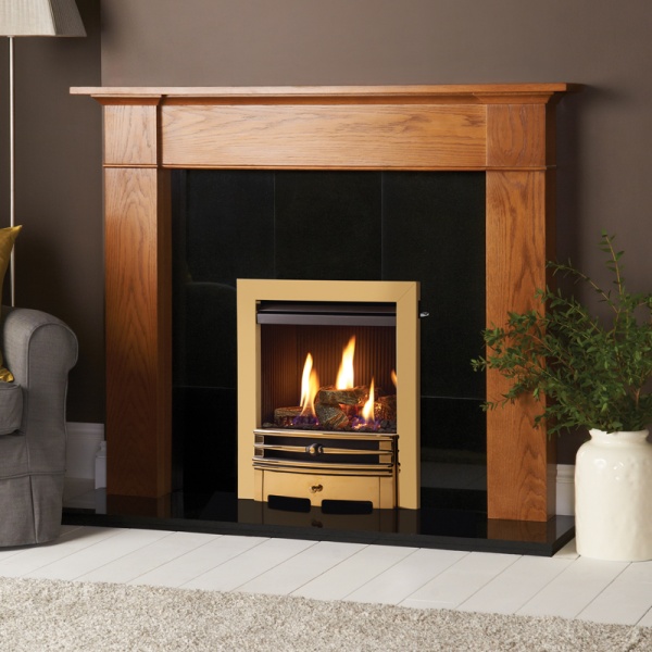 Gazco Logic HE Chartwell Gas Fire | Flames.co.uk