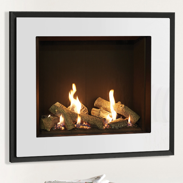 Gazco Riva2 750HL Evoke Glass Balanced Flue Gas Fire | Flames.co.uk