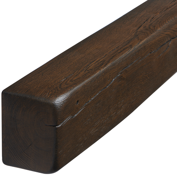 Gallery Geocast Dark Oak Effect Fireplace Beam | Flames.co.uk