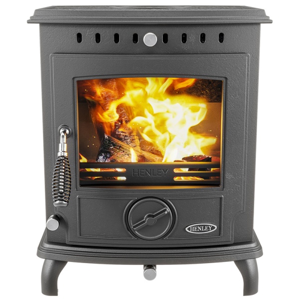 Henley Aran 5kW Multi-Fuel Eco Stove - Matt Black | Flames.co.uk