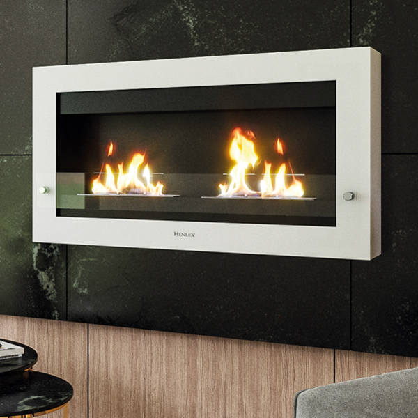 Henley Oslo 900 Wall Mounted Bioethanol Fire | Flames.co.uk