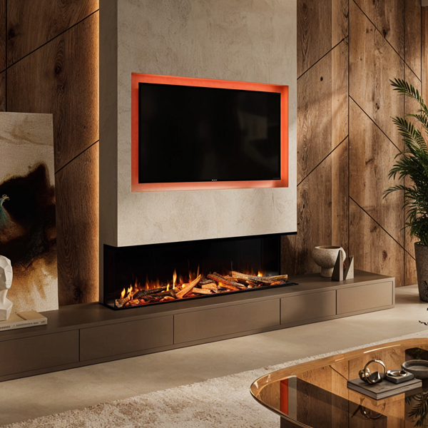 Charlton & Jenrick iRange i1500e Deep Electric Fire | Flames.co.uk