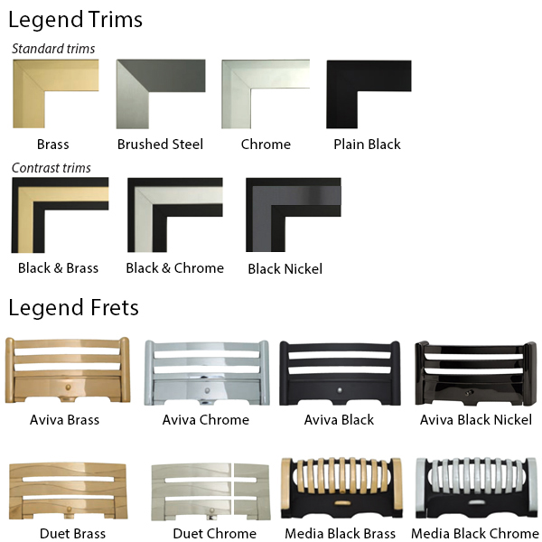 Legend Vantage 16" Gas Fire | Flames.co.uk