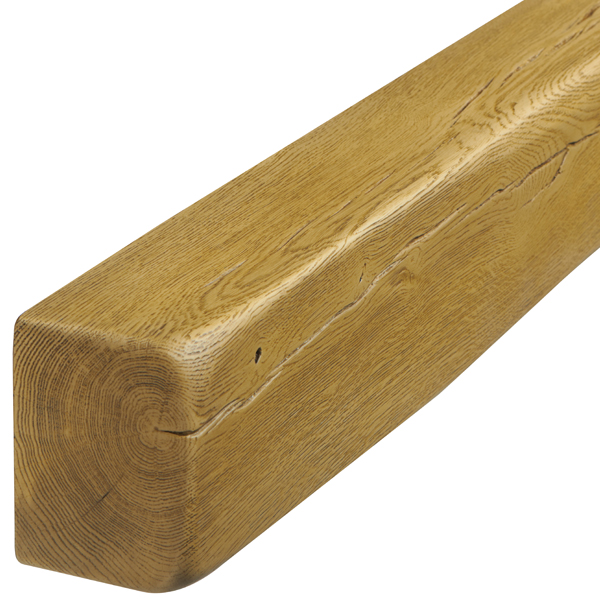 Gallery Geocast Dark Oak Effect Fireplace Beam | Flames.co.uk