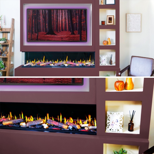 LCD Electric Fires Ultra-Real Flame Effects | Flames.co.uk