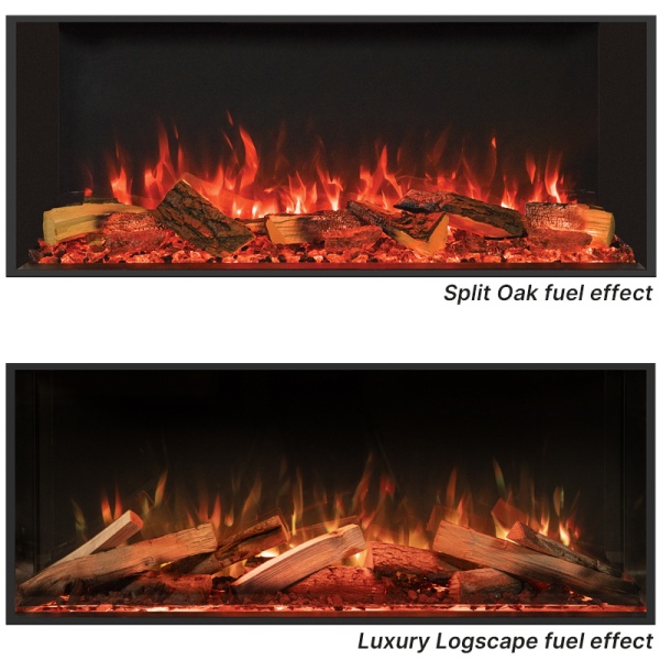 Mirage 40i Inset Electric Fire LCD Real Flame | Flames.co.uk