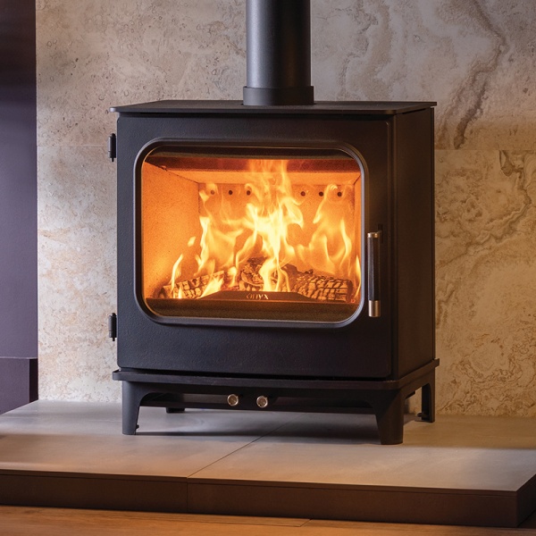 Onyx Olympus 5 Wide Multi-Fuel Stove | Flames.co.uk