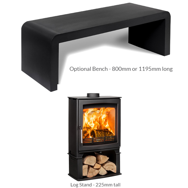 Parkray Aspect 5 Compact 5kW Wood Burning Stove | Flames.co.uk