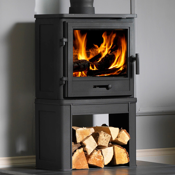 Penman Bassington Eco Multi-Fuel Stove - Warm White | Flames.co.uk