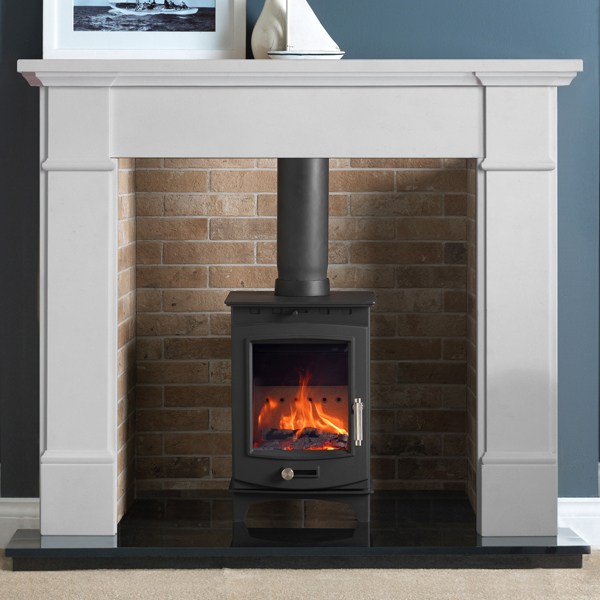 Penman Velletri Limestone Fireplace | Flames.co.uk