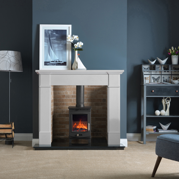 Penman Velletri Limestone Fireplace | Flames.co.uk