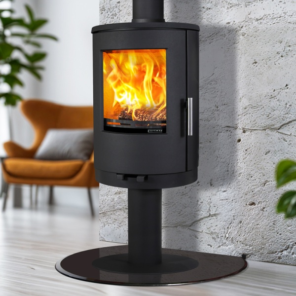 Portway PB1000 Pedestal Multi-Fuel Stove | Flames.co.uk