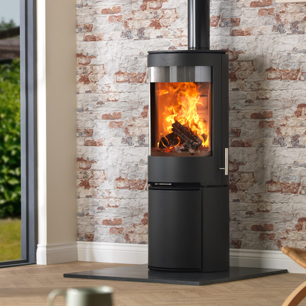 Purevision BPVR Cylinder Multi-Fuel Stove | Flames.co.uk