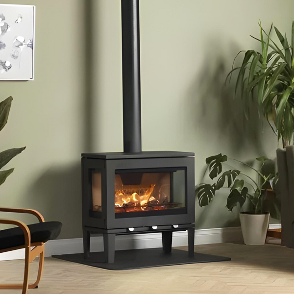 Purevision Stoves – Clear View Eco Heat | Flames.co.uk