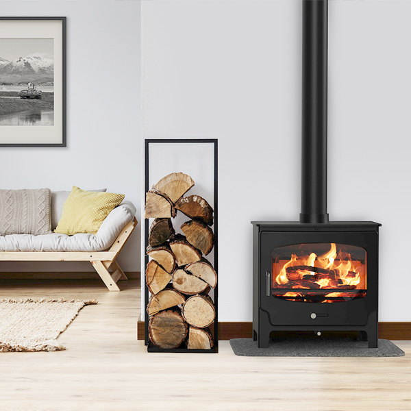 Saltfire ST-X Wide Wood Burning / Multi-Fuel Stove | Flames.co.uk