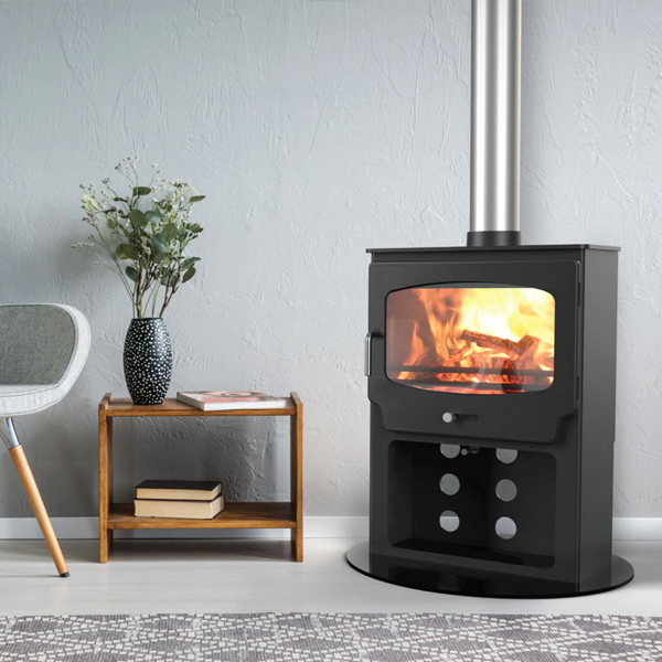 Saltfire ST-X Wide Tall Wood Burning / Multi-Fuel Stove | Flames.co.uk