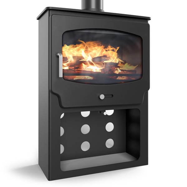 Saltfire ST-X Wide Tall Wood Burning / Multi-Fuel Stove | Flames.co.uk