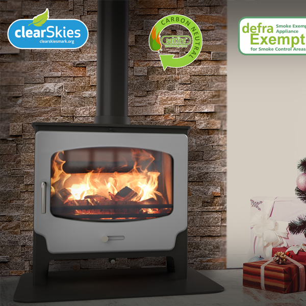 Saltfire ST-X Wide Wood Burning / Multi-Fuel Stove | Flames.co.uk
