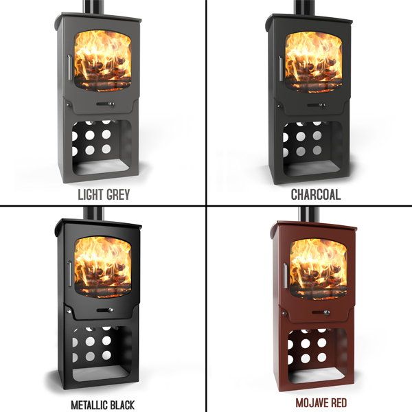 Saltfire ST-X8 Tall Multi-Fuel Stove | Flames.co.uk