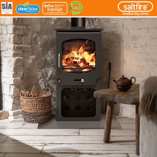 Saltfire ST-X5 Tall Multi-Fuel Stove | Flames.co.uk