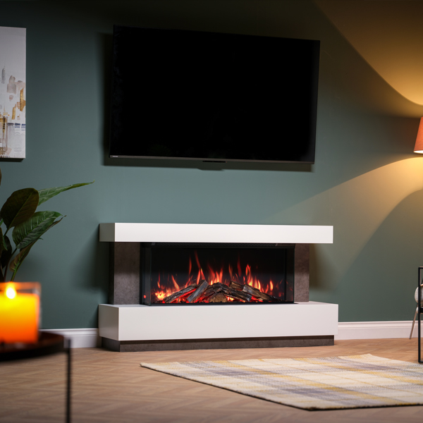 Vision E-Line Solus VS100 Electric Fire | Flames.co.uk
