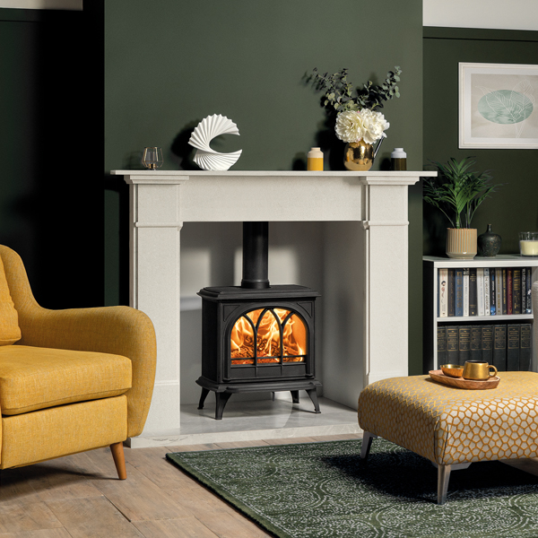 Stovax Huntingdon 30 Eco Wood Burning / Multifuel Stove | Flames.co.uk