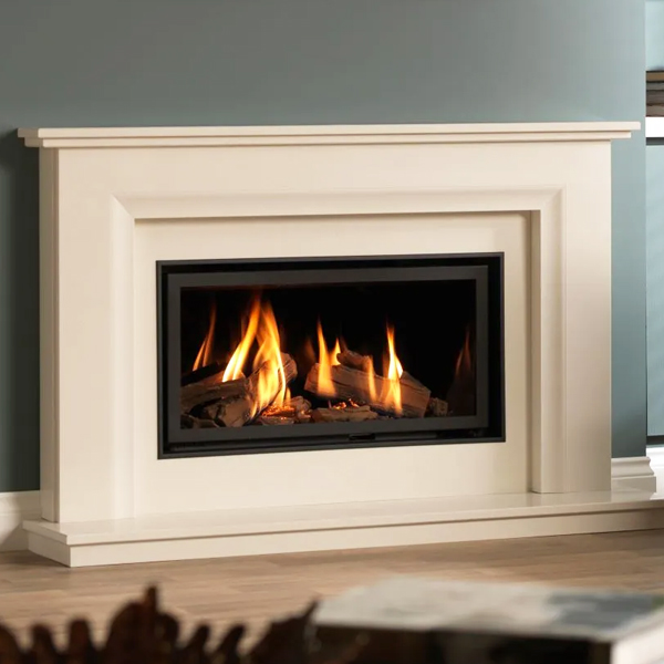 Wildfire Ravel 800 Siena Marble Gas Fire Suite | Flames.co.uk