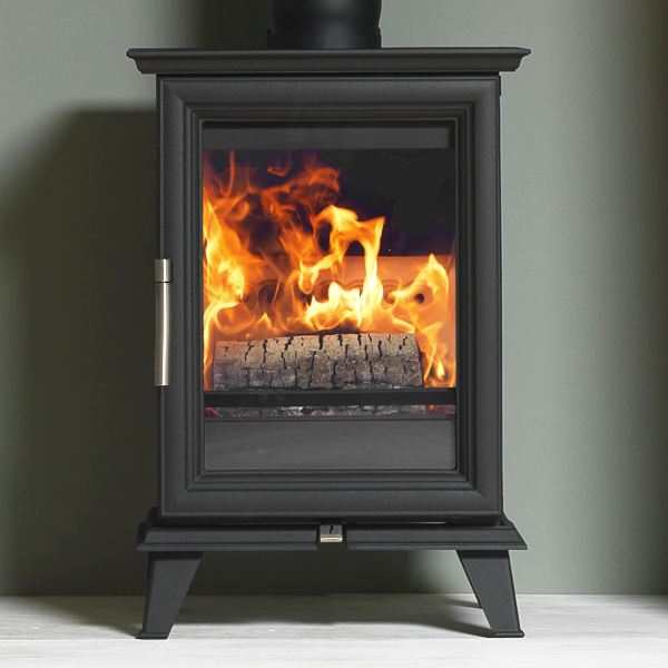 Fireline Woodtec FCS Cylinder 5kW Wood Burning Stove | Flames.co.uk