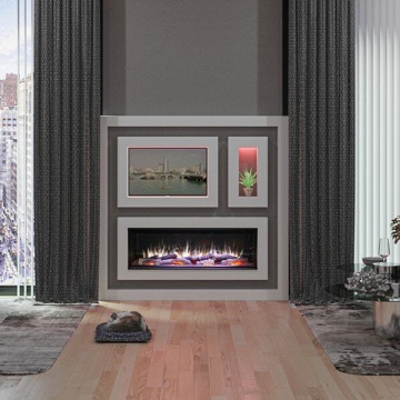 Charlton & Jenrick i1500e Deep 1-2-3 Sided Electric Fire | Flames.co.uk