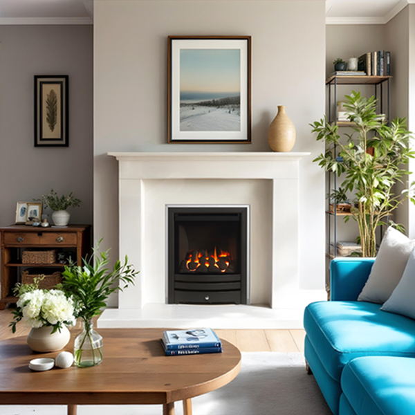 Adore High Efficiency Full Depth Convector Glass Fronted Gas Fire ...