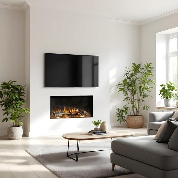 Aura Fires Kinver SL 850 1-2-3 Sided Electric Fire | Flames.co.uk