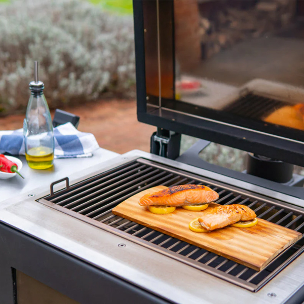BBQube 2-Wheel Base - Outdoor Wood Burning Grill & Heater | Flames.co.uk