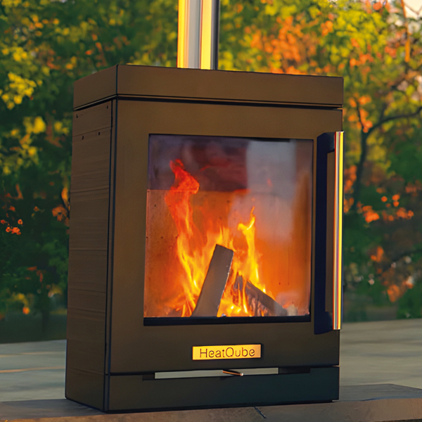 BBQube HeatQube - Outdoor Wood Burning Stove | Flames.co.uk