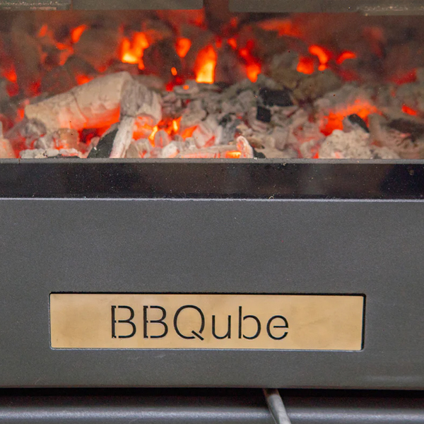 BBQube & Log Store - Outdoor Wood Burning Grill & Heater | Flames.co.uk