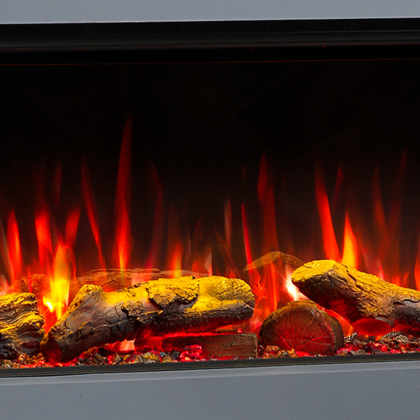 BlazeBright Oxford Deep Lux 1300 1-2-3 Sided Electric Fire | Flames.co.uk