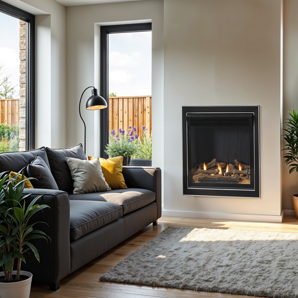 Burley Astute 4113 Flueless Gas Fire | Flames.co.uk