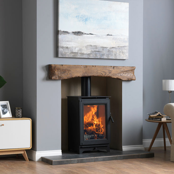 Burley Icarus 5 Wood Burning Stove | Flames.co.uk