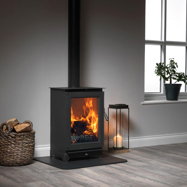 Burley Icarus 5 Wood Burning Stove | Flames.co.uk