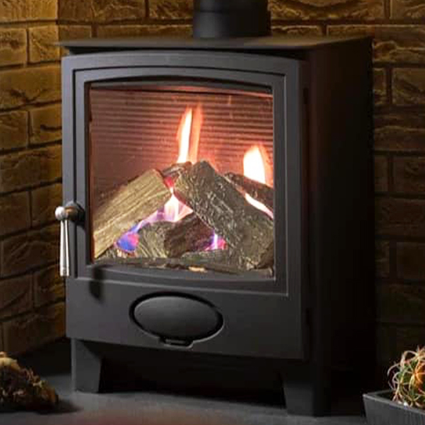 Crystal Fires California Gas Stove | Flames.co.uk