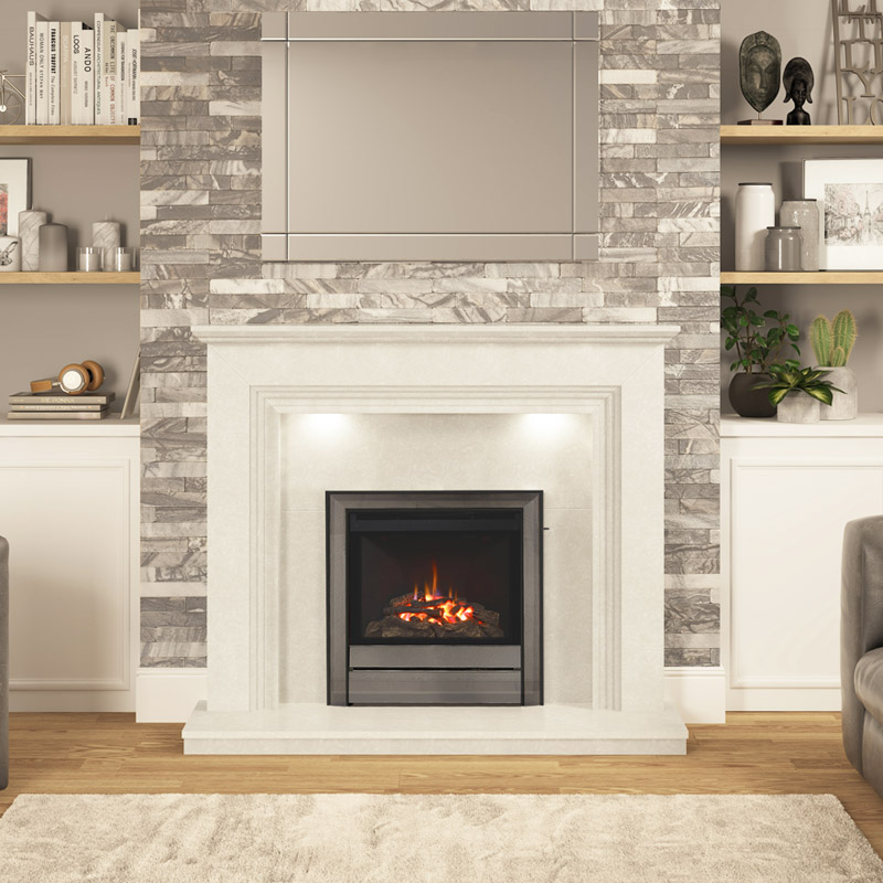 Elgin & Hall Calleos Chollerton 22" Widescreen Gas Fire | Flames.co.uk