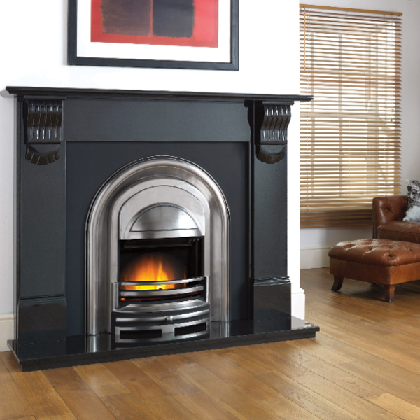 Cast Tec Athena Granite Fireplace | Flames.co.uk