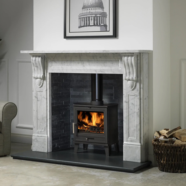 Cast Tec Nevis 5 Eco Wood Burning / Multi-Fuel Stove | Flames.co.uk
