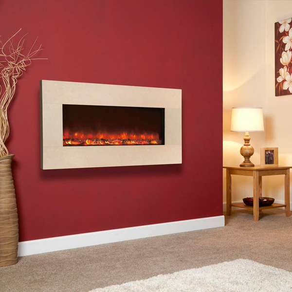 Celsi Electriflame XD Royal Botticino Wall-Mounted Electric Fire ...