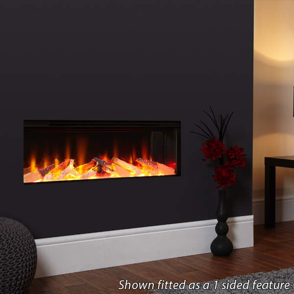 Celsi Electriflame VR Commodus S-1000 1-2-3 Sided Electric Fire ...