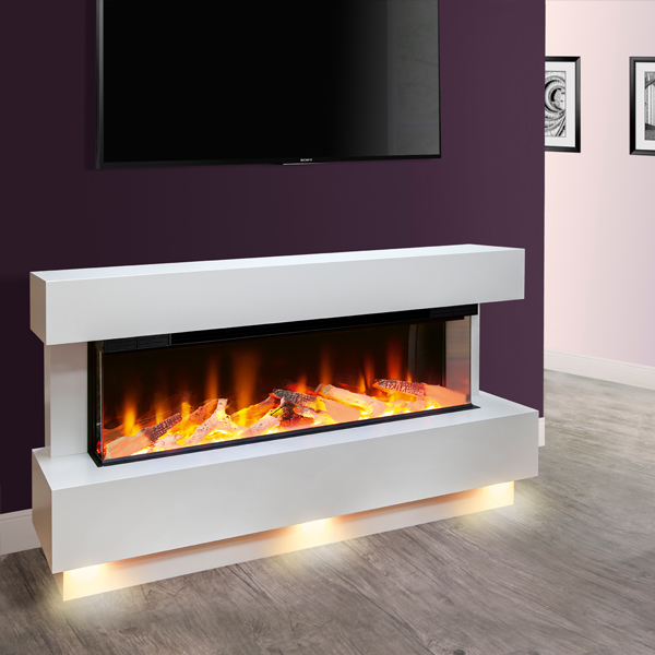 Celsi Electriflame VR Quantum S1000 Illumia Electric Fireplace Suite ...