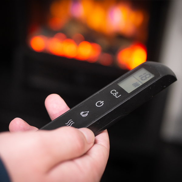 Charlton & Jenrick Square Door 3D Ecoflame Electric Stove | Flames.co.uk