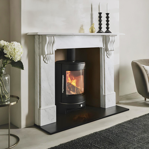 Chesneys Solstice 5WS Low Level Wood Burning Stove | Flames.co.uk