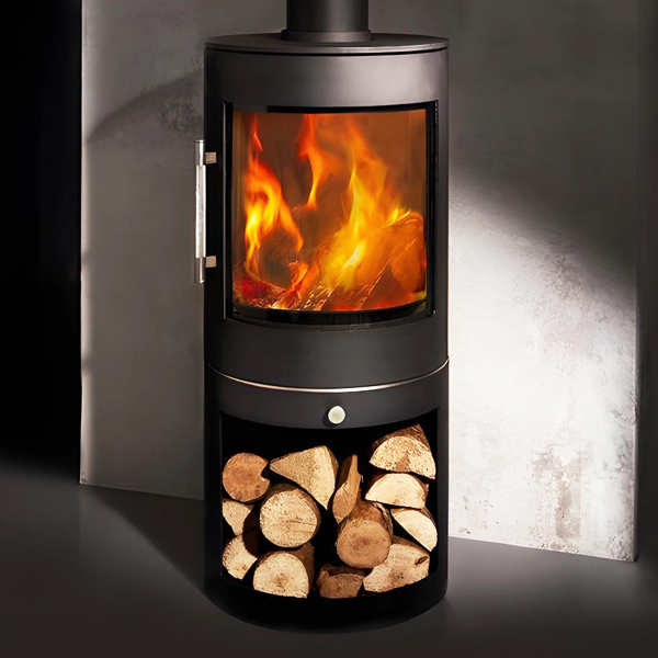 Chesneys Solstice 5WS Log Store Wood Burning Stove | Flames.co.uk